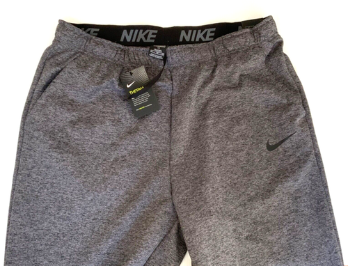 NWT Nike Therma Men Standard Fit Training Pants Joggers 932253-071 Size ...