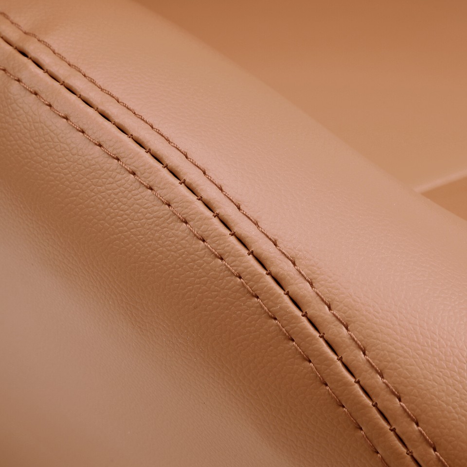 Universal 1 Pair Brown OBS Style Reclinable PVC Leather Car Seats | Right