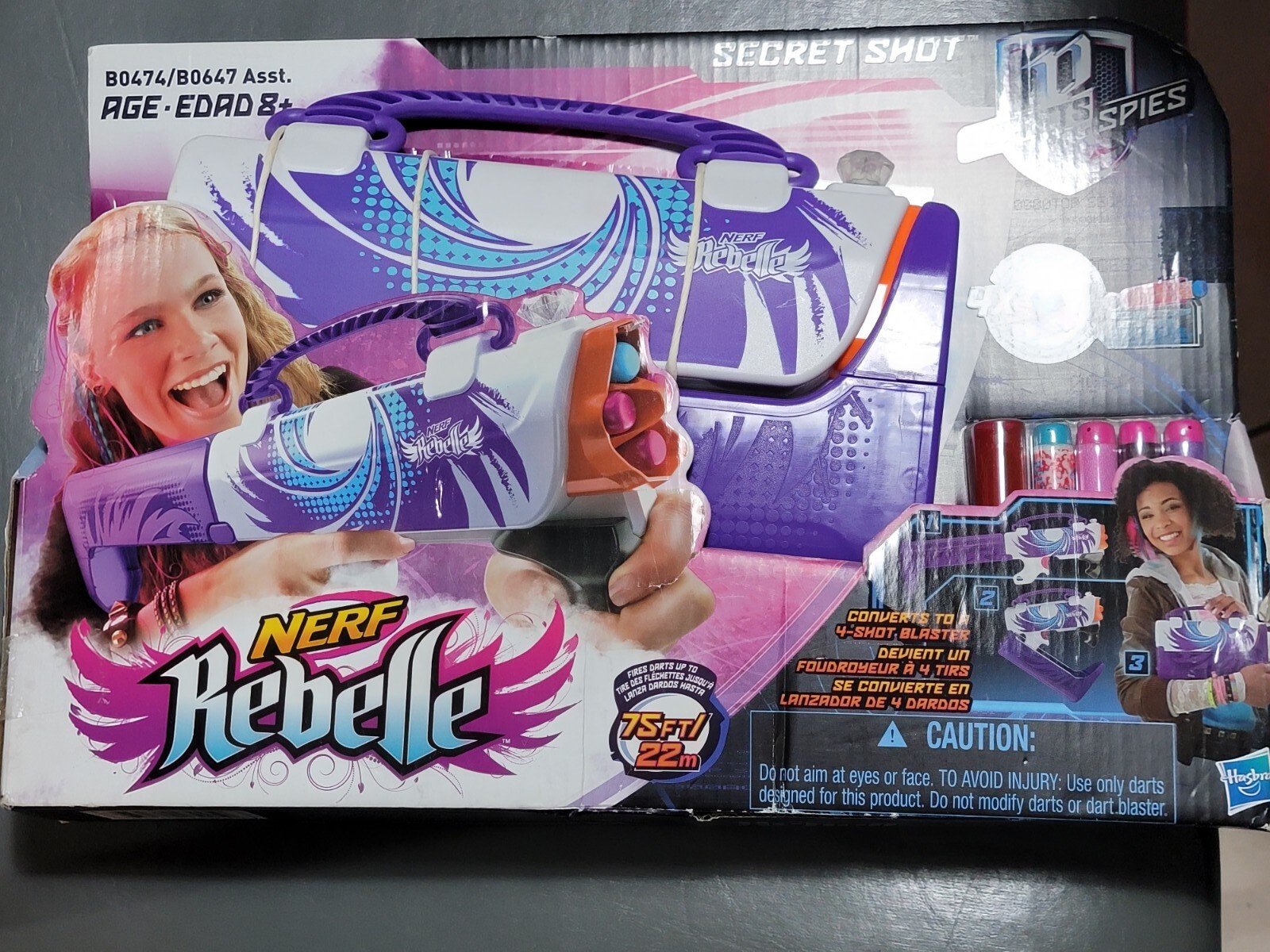 Nerf Rebelle Purple Shot Blaster - B0474221 for sale online | eBay