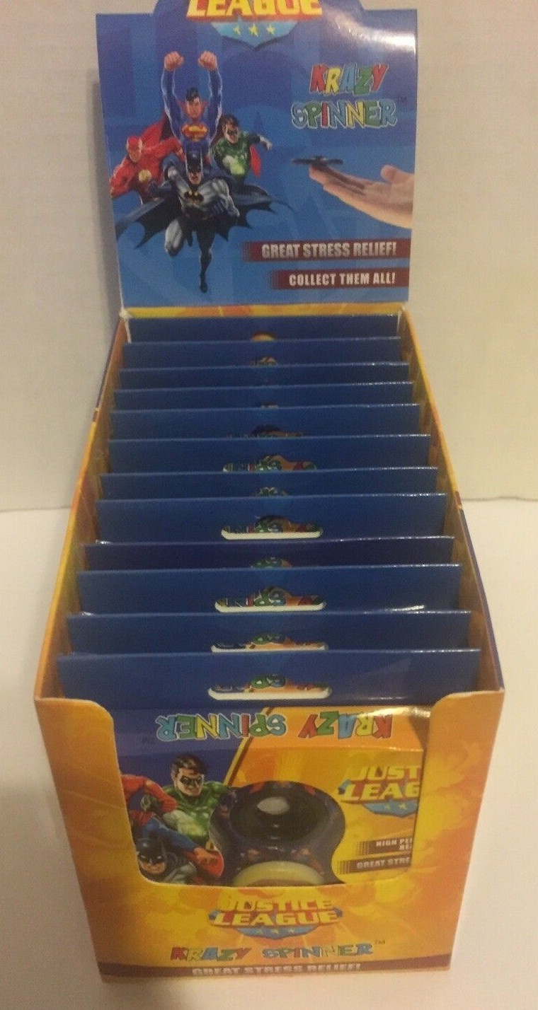 Superman Fidget Spinner Justice League Krazy Spinners LOT OF 12 WOW ...