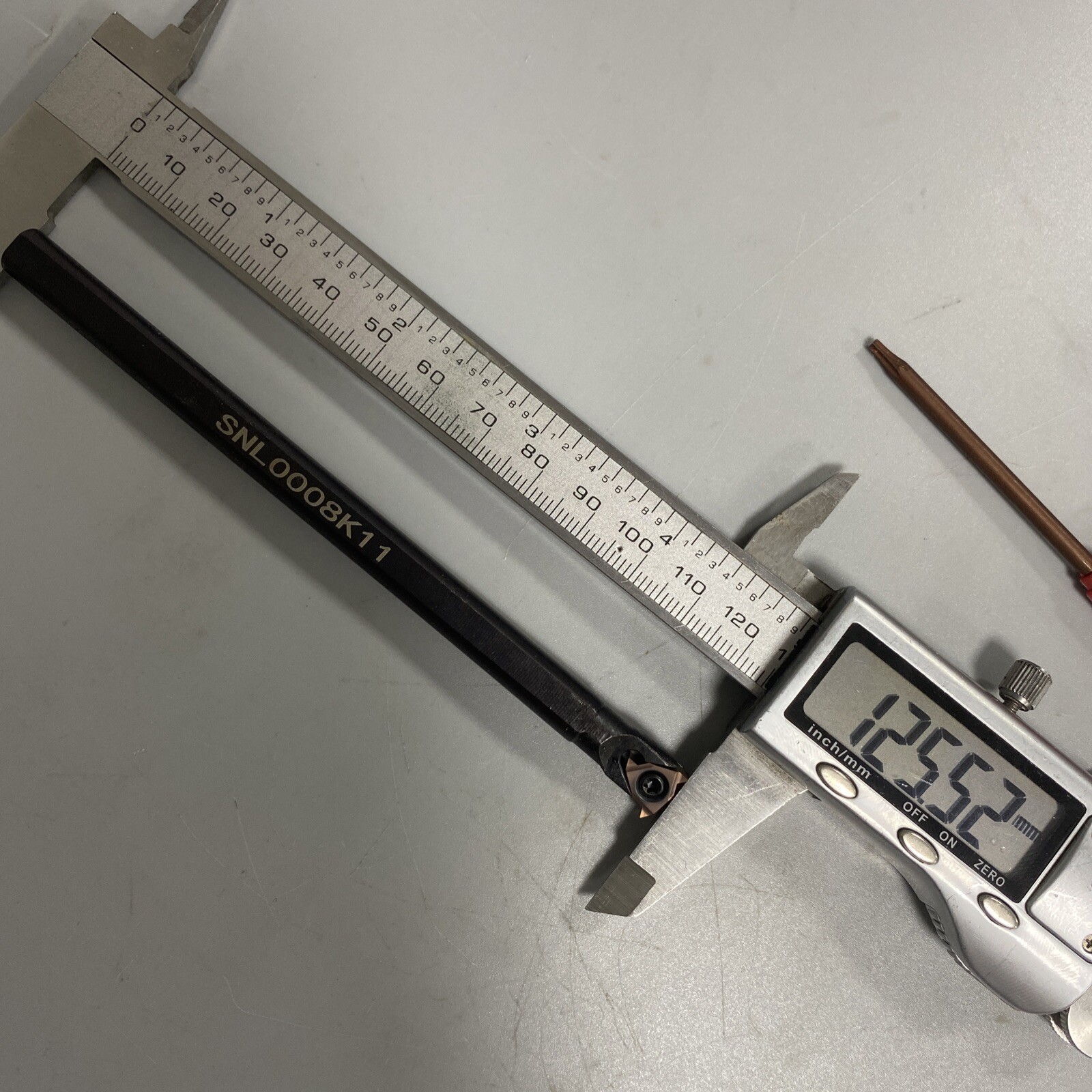 SNL0008K11 1/2" Lathe Threading Tool Internal Threading Holder +11ER ...