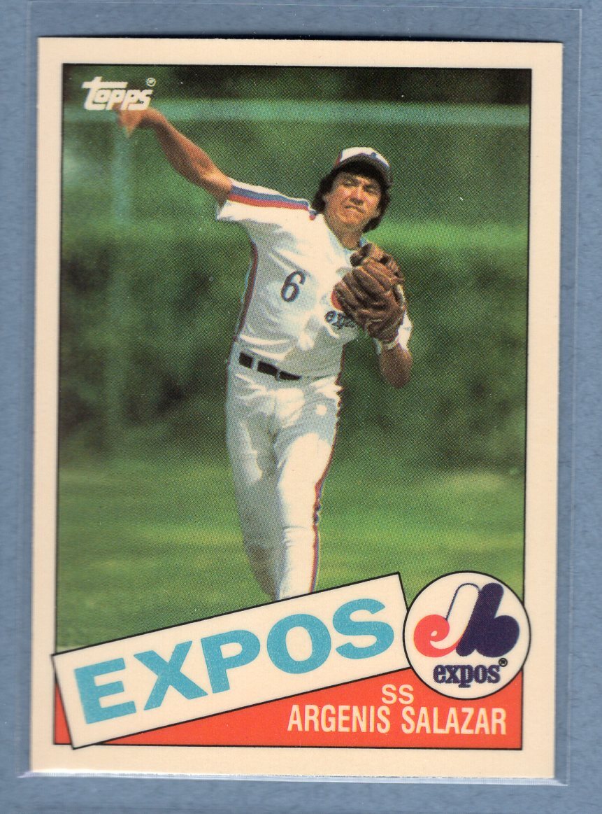 1985 Topps Tiffany #154 Angel Salazar NM | eBay