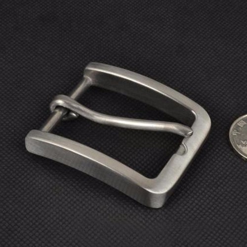 Stainless Steel Pin Buckle for Men Leather Belt Replacement Snap On ...