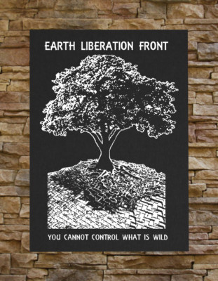 Earth Liberation Front Canvas Print / BACK Patch - First ELF Animal ...