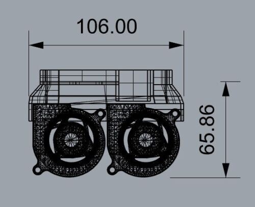Nvidia Tesla Compact Blower Fan Kit for M40 P40 P100 | eBay