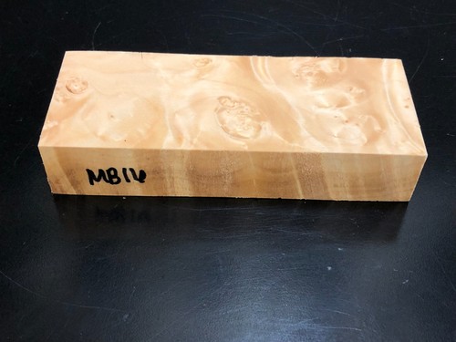 MB16 Maple Burl Knife Block Blank Handle Pistol Grip Wood | eBay