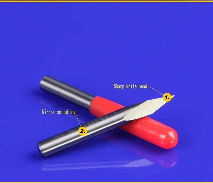 4mm Triangular Straight Engraving Cutter CNC Router Bits Jade/Wood ...