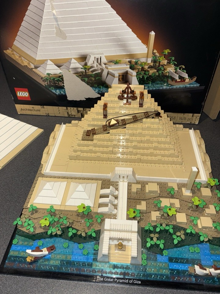 LEGO Architecture Great Pyramid of Giza Set 21058, Used, Complete | eBay UK
