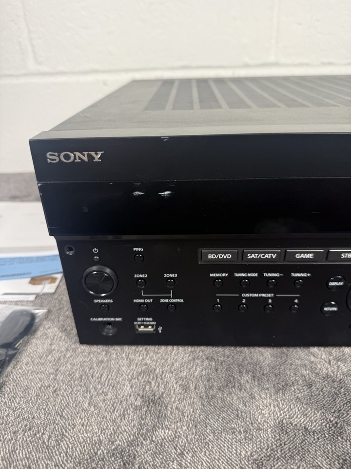 Sony STR-ZA1100ES 100 Watt 7.2 Channel 4k AV Receiver in Black | eBay