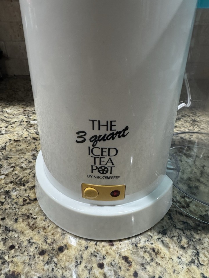 Mr. Coffee 3 Quart Iced Tea Pot Maker Model TM3.5 with Pitcher, Working ...