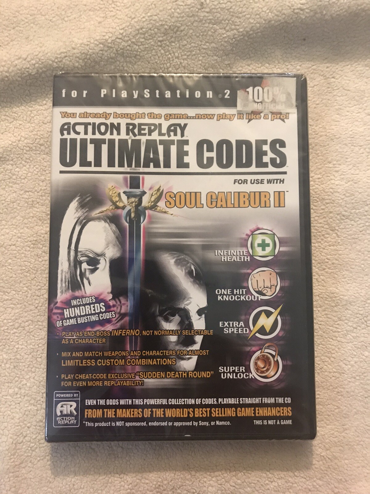 Action Replay Ultimate Codes: Soul Calibur 2 (Sony PlayStation 2) for ...