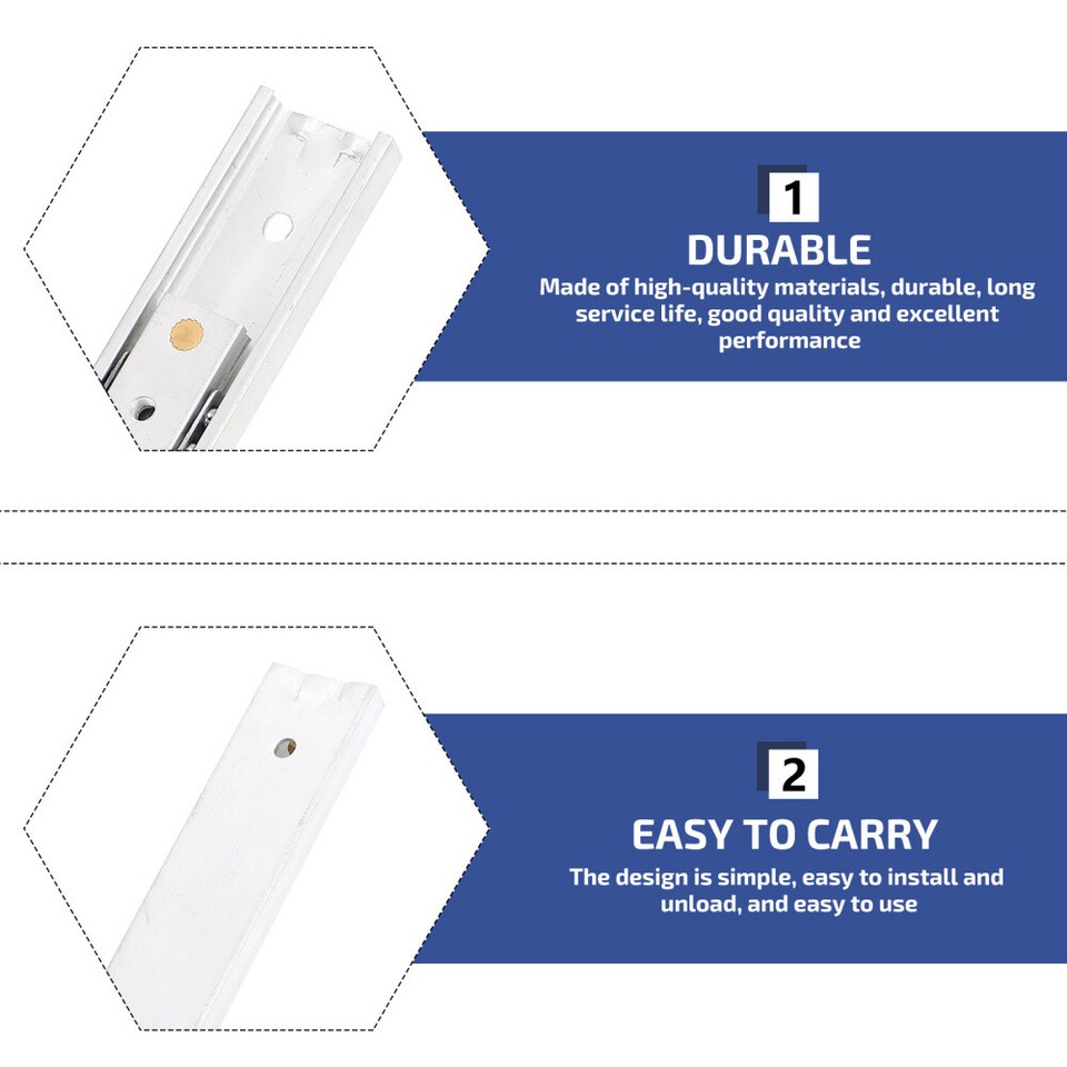 Drawer Slide Bracket Drawer Guides Track Full Extension Drawer Slides ...