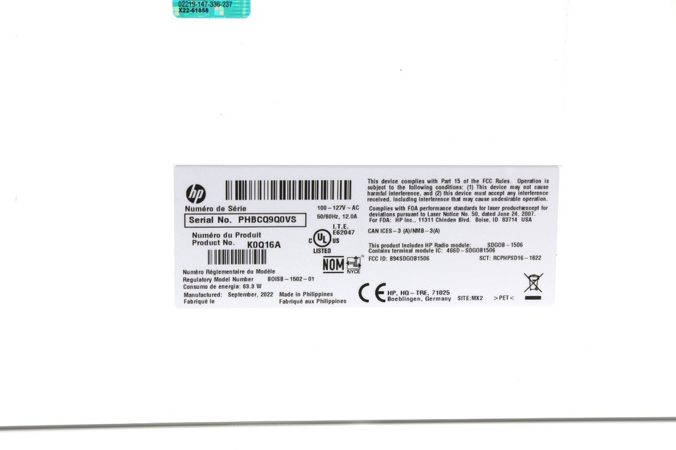 HP CDK LS M608 Monochrome Laser Printer | 65 ppm | 1200 x 1200 DPI | A4 ...