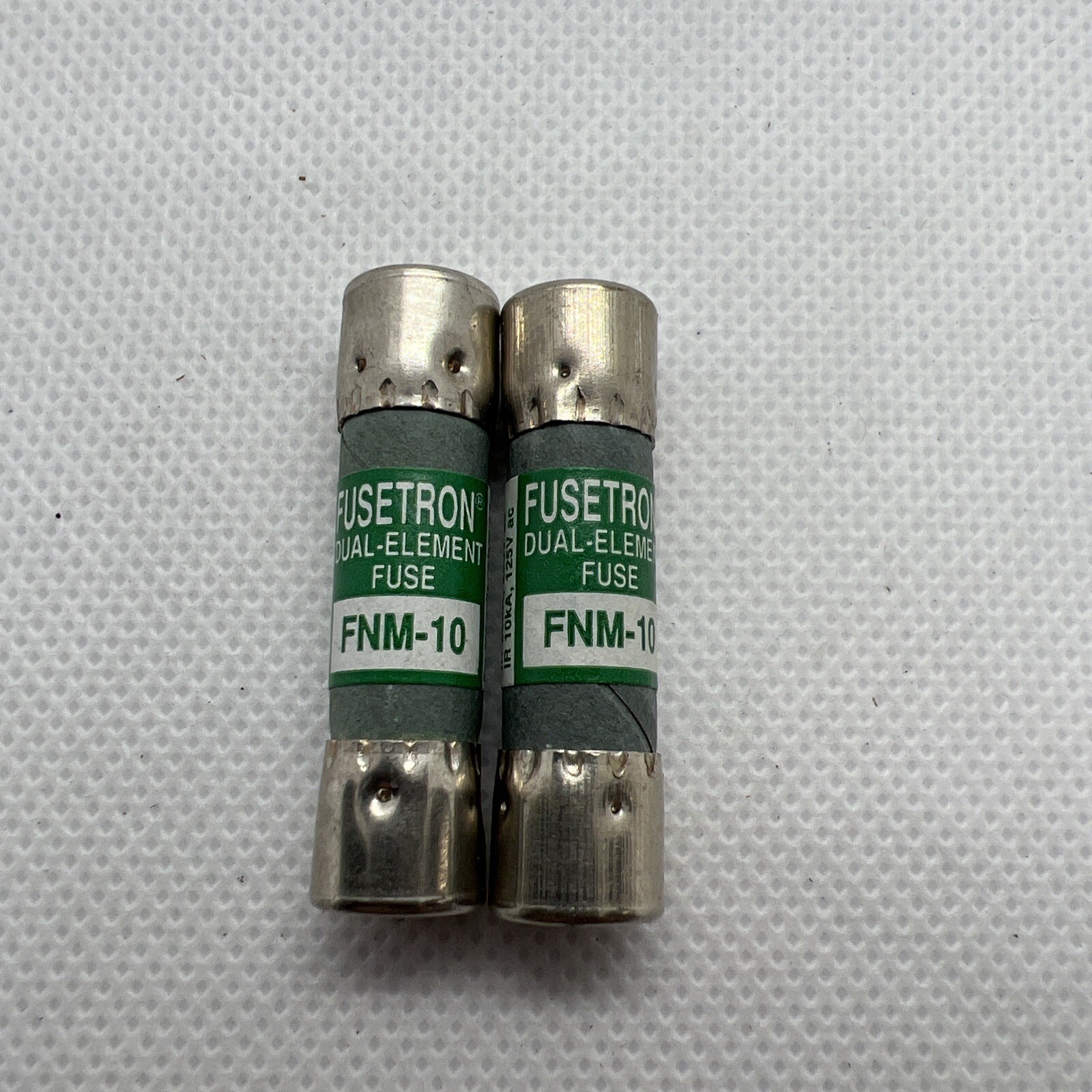 BUSS FNM-10 (FNM-10,BP/FNM-10) 10 Amp (10A) 250V Midget Time-Delay ‼ ...