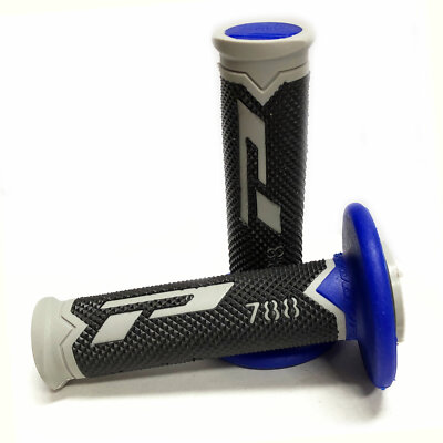 Pro Grip MX Grip 788 Triple Density Blue 115mm Motorcycle Grips 7/8 ...