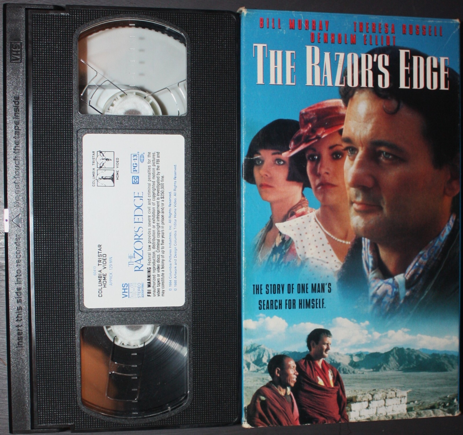 THE RAZOR'S EDGE (vhs) Bill Murray, Theresa Russell, Catherine Hicks ...
