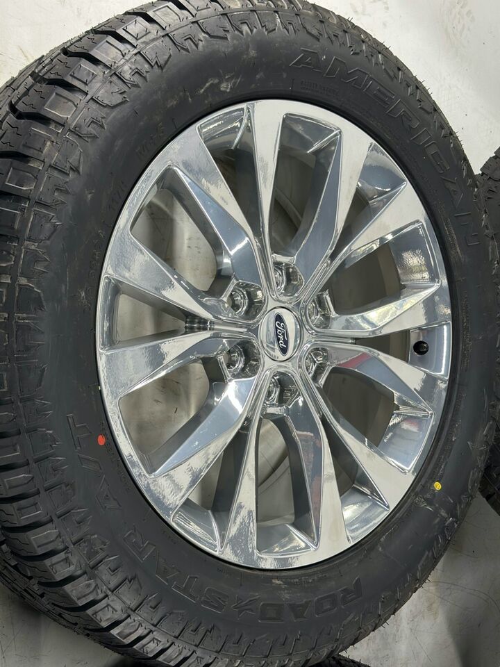 20" Ford F150 King Ranch OEM Factory Rims Wheels Tires PVD Chrome 10003 ...
