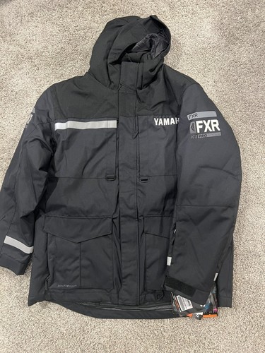 YAMAHA FXR SNOWMOBILE JACKET MEN'S BLACK 2XL FAST FLOAT | eBay