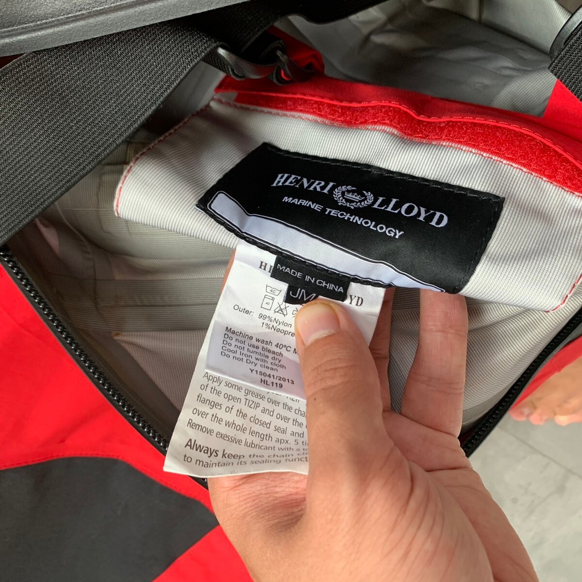 HENRI LLOYD Overall Diving Suit Dry Suit Cobra Black Red . Marine ...