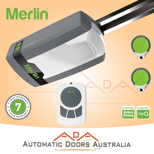 Merlin MS125MYQ Commander Extreme double sectional & panel garage doors ...