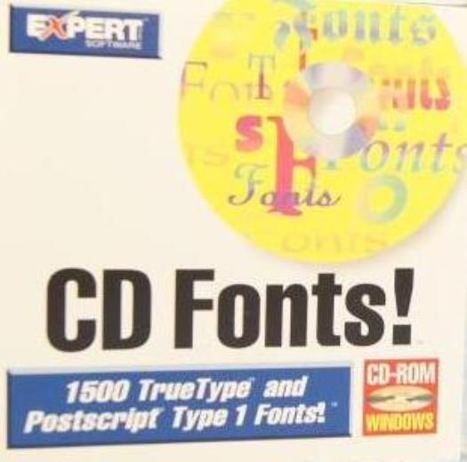 Expert CD Fonts PC 1500 TrueType postscripts professional browser ...
