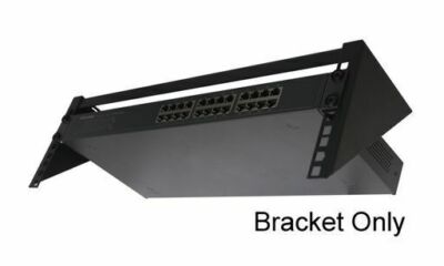 19'' Vertical Wall Mount Steel Under-desk Server Rack Bracket Office ...