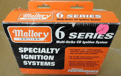 Mallory 6864M CT Pro Ignition Box, Mag Trigger, CD, Universal, Digital ...