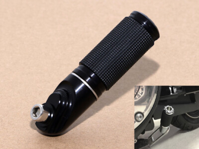 Black Jiffy Stand Kickstand Extension For Harley Dyna Street Bob Super ...