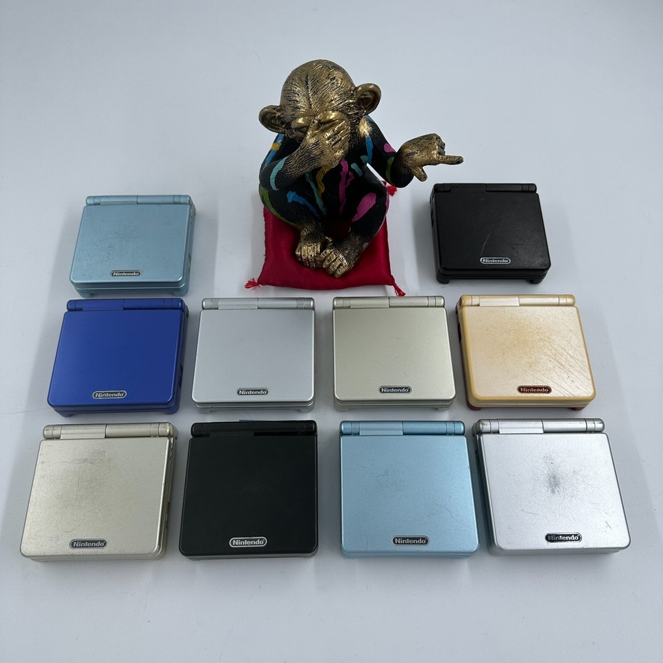 Gameboy Advance SP Lot Select Junk for parts As Is console Random Color ...