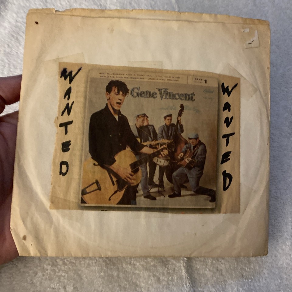 Gene Vincent - Be-Bop-a-Lula/Woman Love (1956) - 7" 45-RPM Vinyl Promo ...