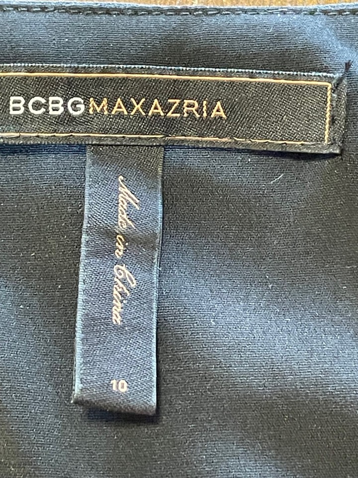 bcbg maxazria dress, black, size 10 | eBay