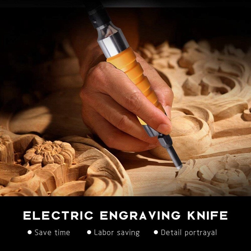 Electric Woodworking Woodcut Hand Carving Chisel With Flexible Shaft ...