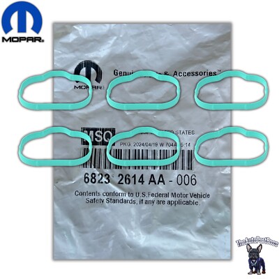 6PCs 3.6L Intake Manifold Gasket OEM Mopar 68232614AA | eBay