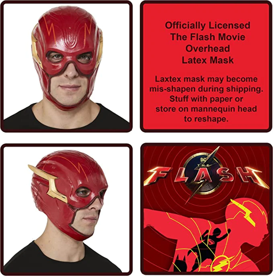 The Flash - Adult Latex Mask | eBay