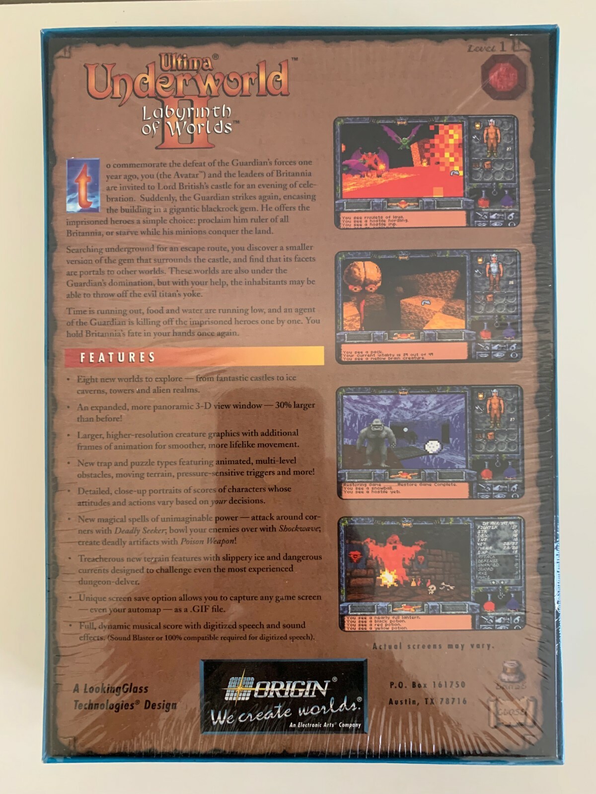 Ultima Underworld II: Labyrinth of Worlds (PC, 1992) for sale online | eBay