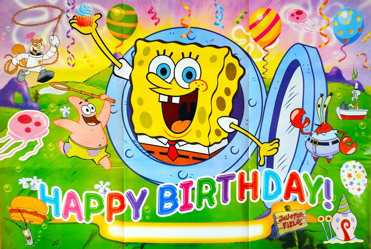 Spongebob Happy Birthday David Happy 4th Birthday, David