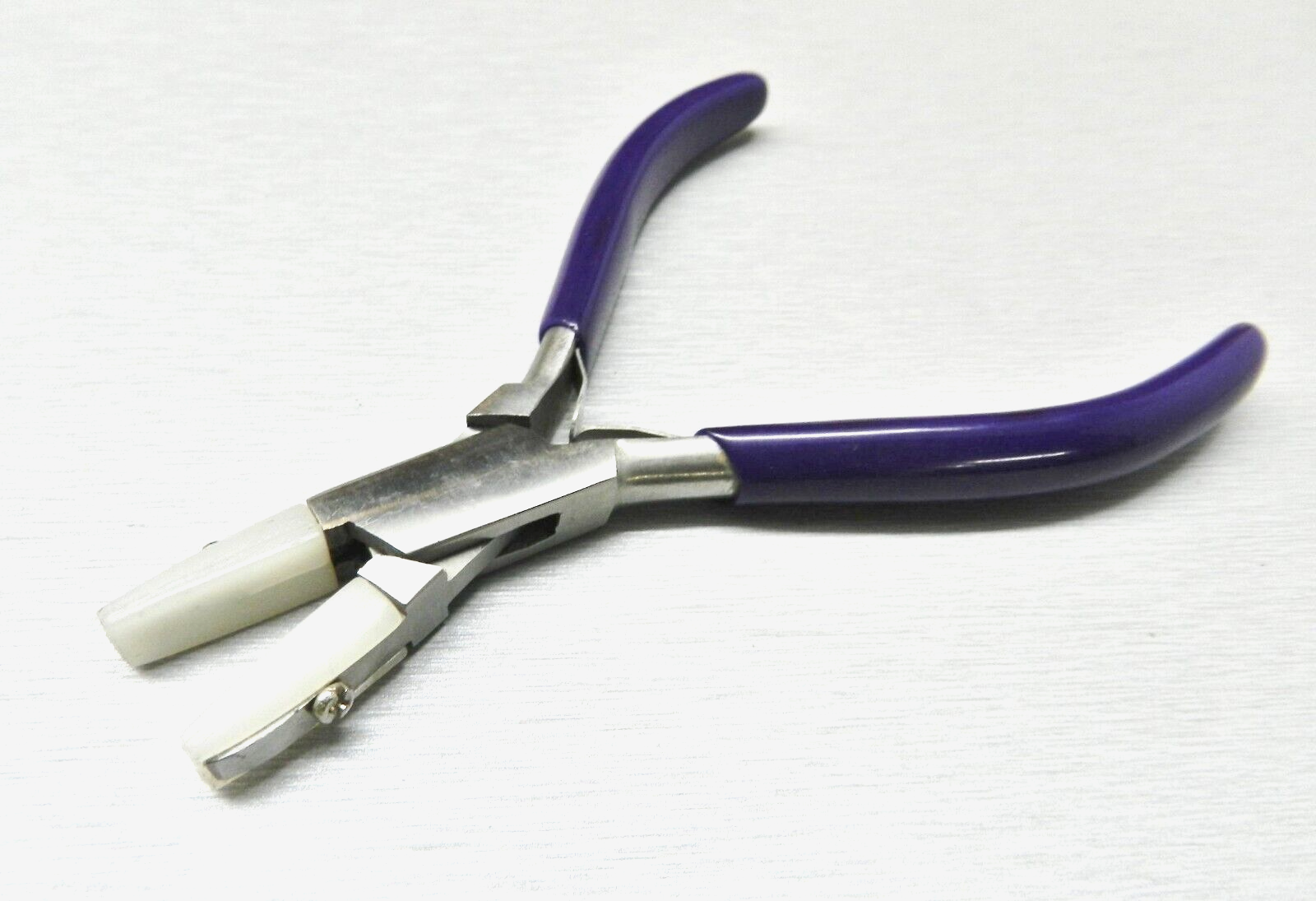 Pliers Flat Nylon Jaws Nose Jewelry Bead Wire Work Tool Straighten Wire ...