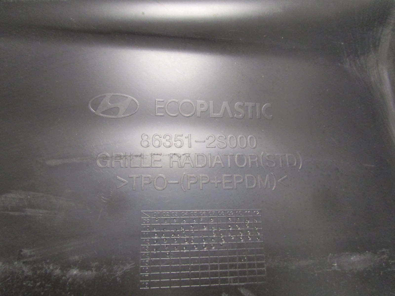 2010-2014 HYUNDAI TUCSON FRONT RADIATOR GRILLE COVER 86350-2S100 86351 ...