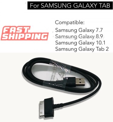 USB 30 Pin Charger Cable for OEM Samsung Galaxy TAB P1000 10.1 8.9 7.0 ...