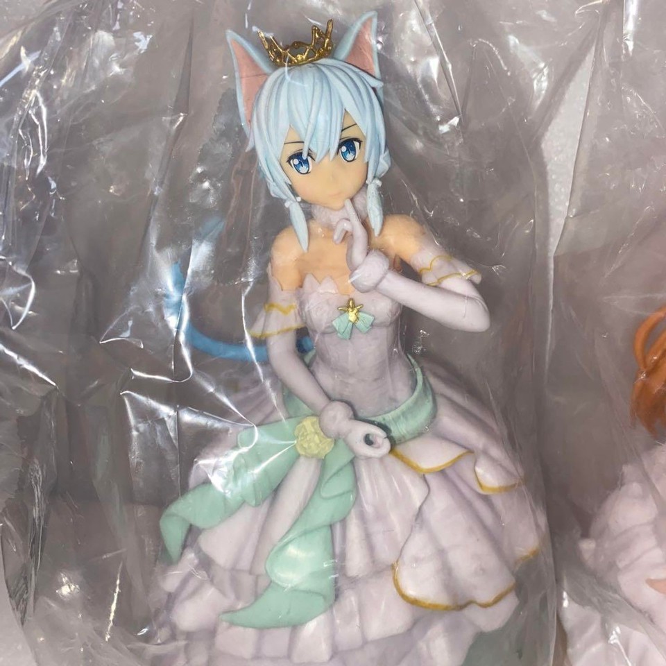 SAO EXQ Wedding Figures Set of 3 - Asuna, Yuuki, Leafa - Anime Figure ...