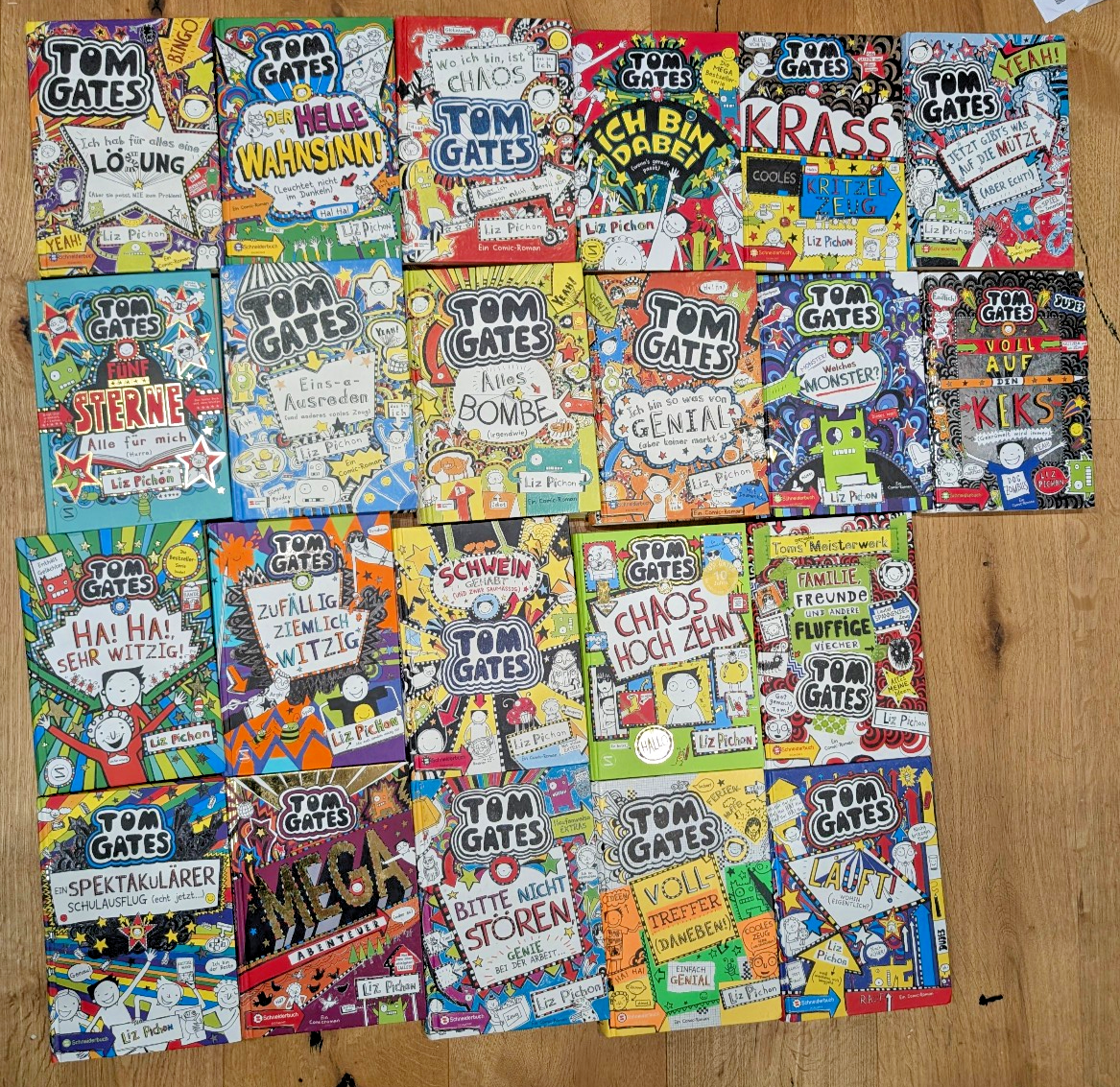 Tom Gates Liz Pichon alle Bände 22 Konvolut Comic-Roman | eBay.de