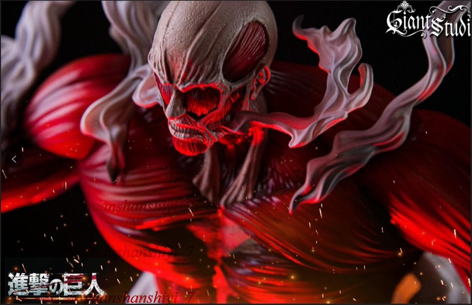Giant Studio Attack on Titan Colossal Titan Led Figurine Model Art ...