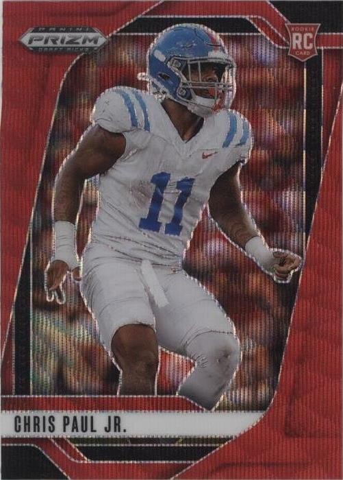 2025 Panini Prizm Draft Picks - Chris Paul Jr. #2 Ruby Wave Prizm (RC ...