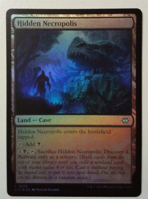 Hidden Necropolis *FOIL Land* Magic MtG x1 The Lost Caverns of Ixalan ...