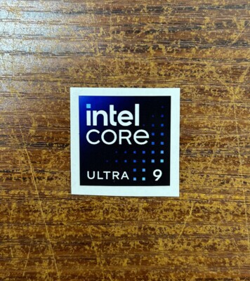 1x Intel Core 9 Ultra / Laptop Custom Sticker Label (NEW) | eBay