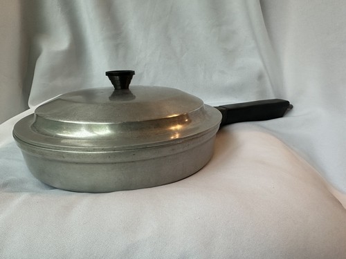 Vintage Miracle Maid 9" Cast Aluminum Skillet Saute Pan Cookware With ...