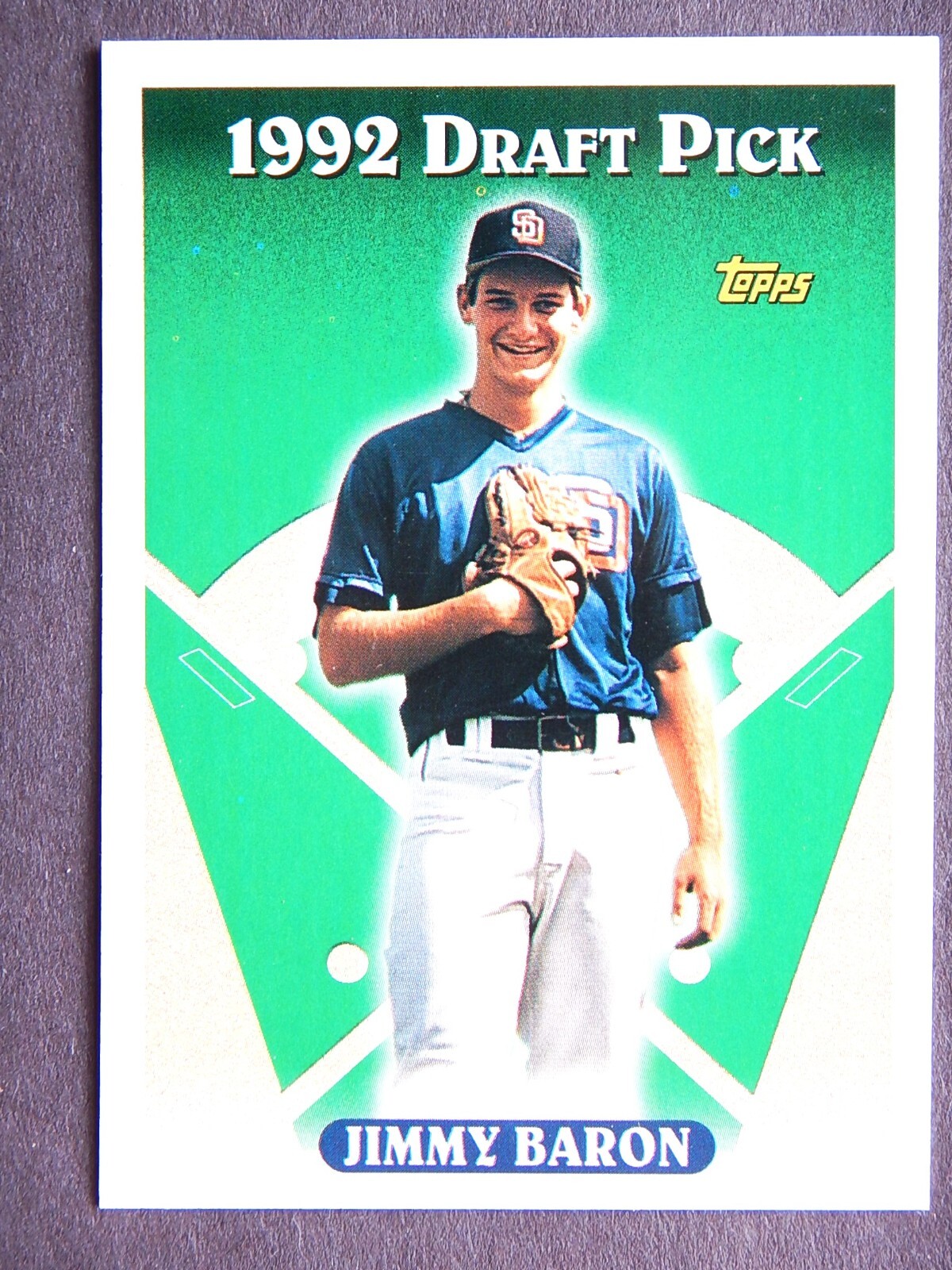 Jimmy Baron #538 Topps 1993 Baseball Card (San Diego Padres) LN | eBay