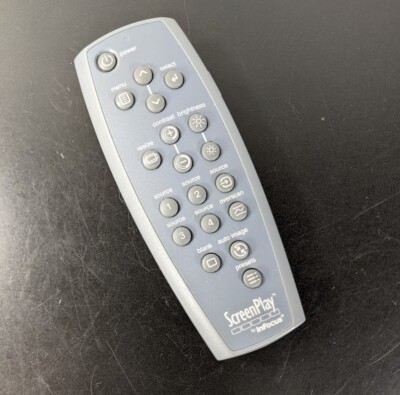 InFocus ScreenPlay Director OEM Original Replacement Remote Control ...