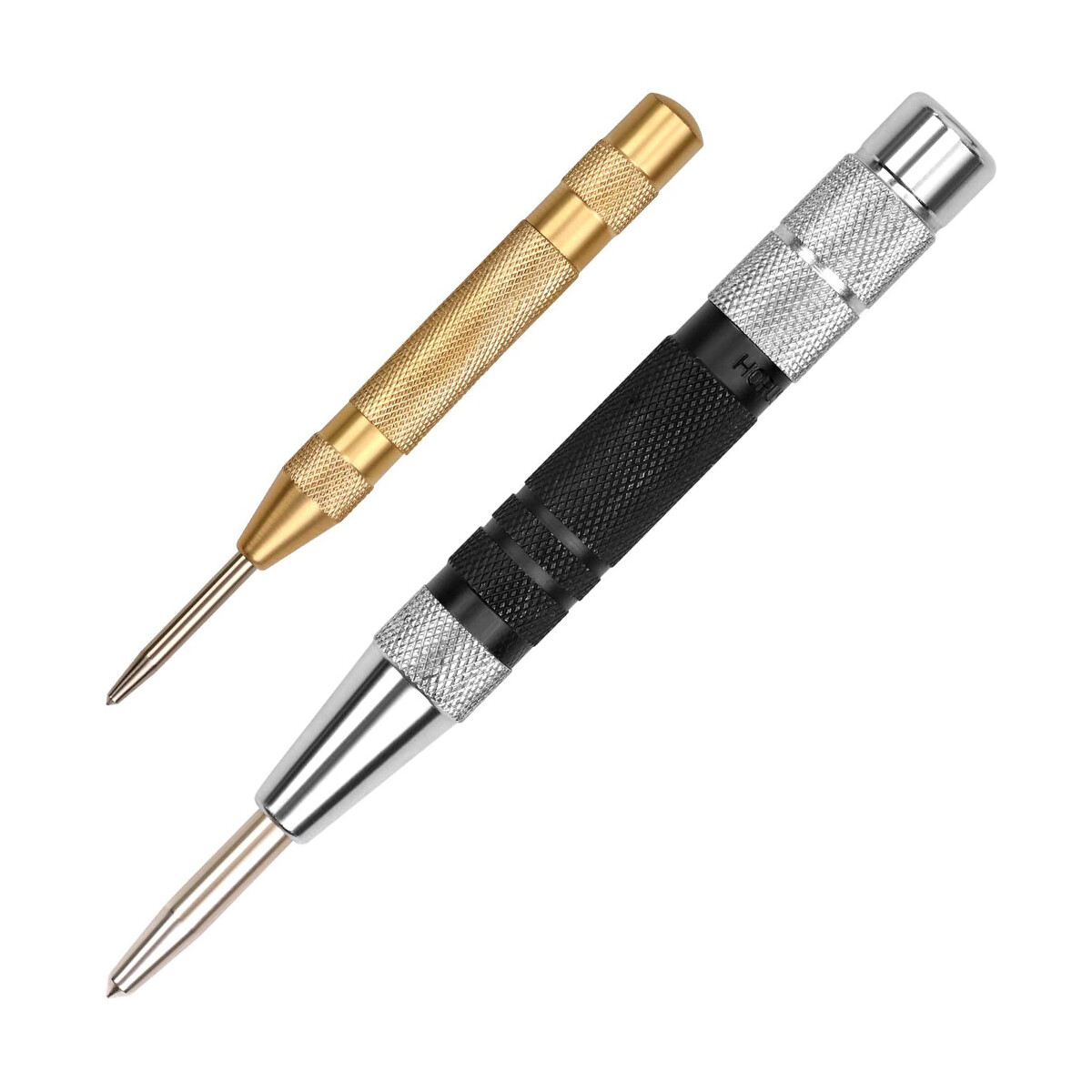 AU 2Pcs Automatic Center Punch Adjustable Spring Punch Loaded ...