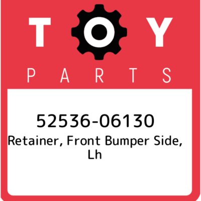 52536-06130 Toyota Retainer, front bumper side, lh 5253606130, New ...